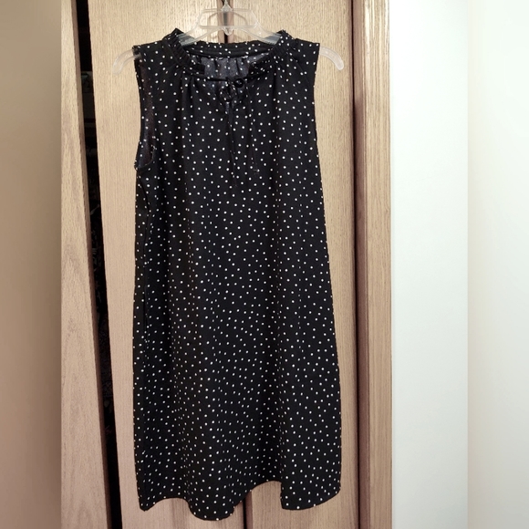 IDK | Dresses | Sweet Little Black And White Polka Dot Sun Dress | Poshmark
